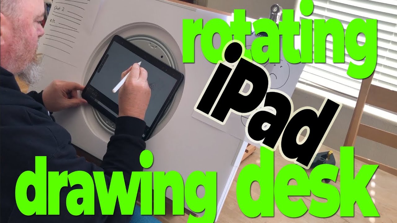 Rotating iPad drawing desk. Animators/artists, good for Callipeg ...