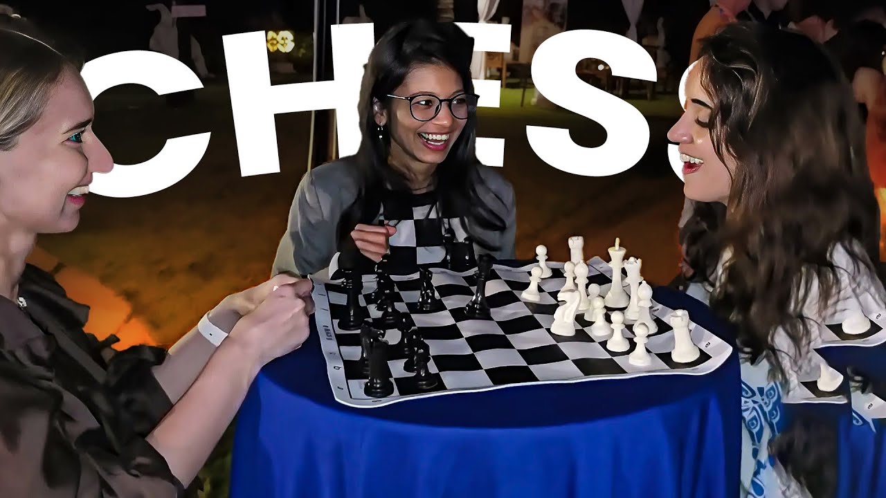 Levon's wife Anita learns Chess from Amruta and Keti! | FIDE World Cup ...