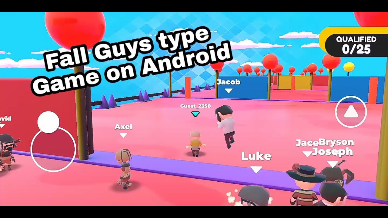 Fall guys type game on Android - YouTube