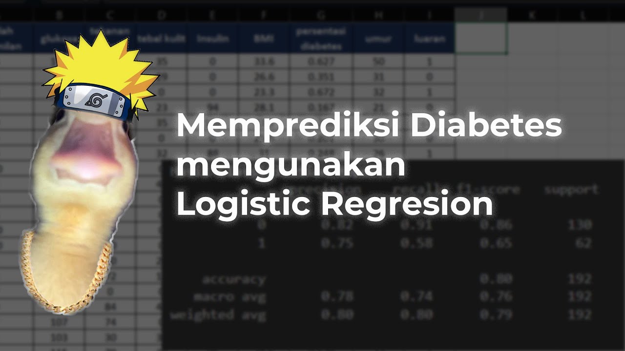 Memprediski Diabetes Menggunakan Logistic Regression ? - YouTube
