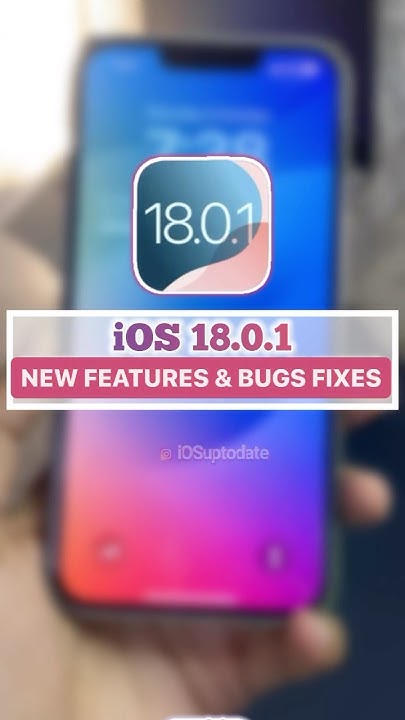 iOS 18.0.1 New Features & Bug Fixes #ios18 #ios18features #iphone16 #ios #apple #shorts # ...