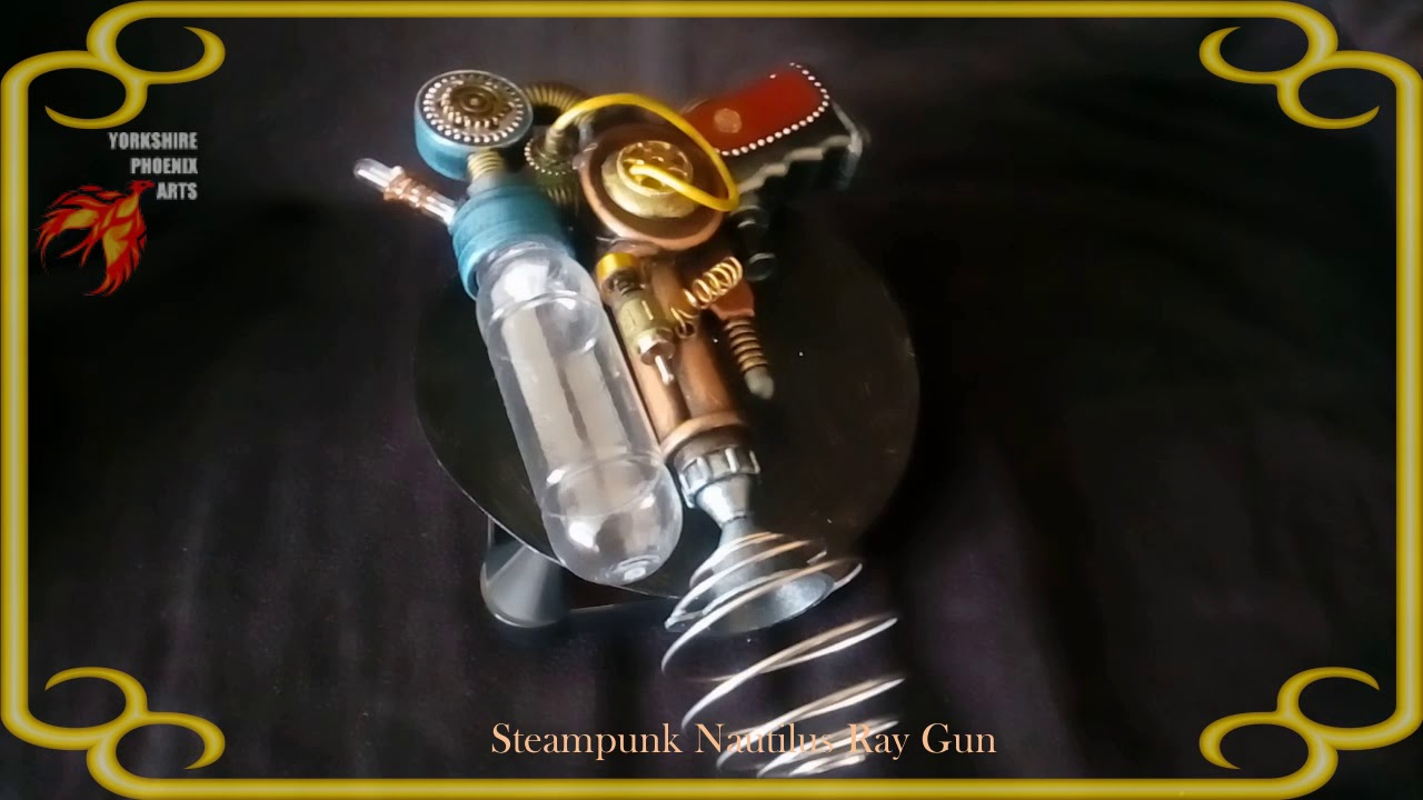 Steampunk Nautilus Nerf Ray Gun - 0017-G0010 - YouTube