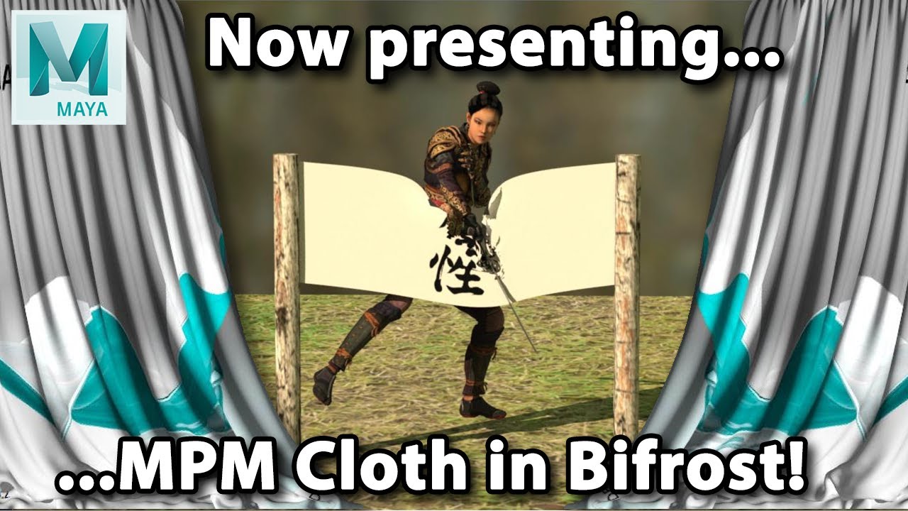 Getting Started with MPM Cloth in Bifrost - YouTube