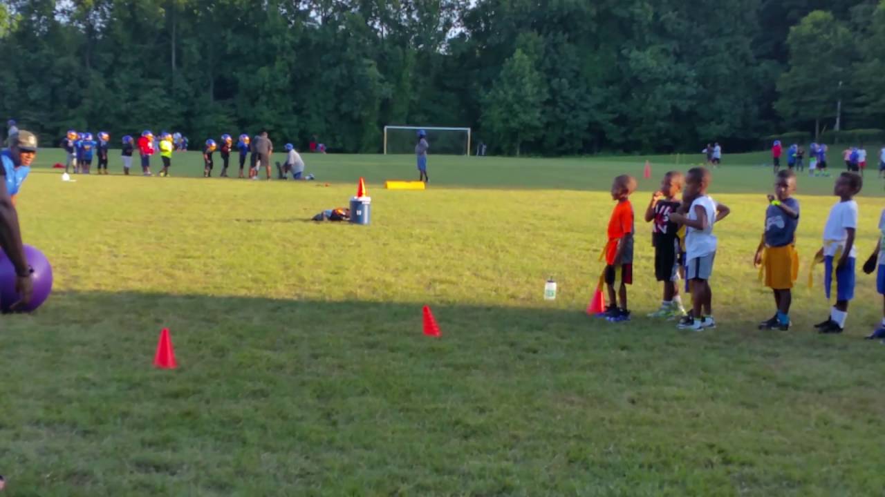 Defensive Flag Pulling Drills - YouTube