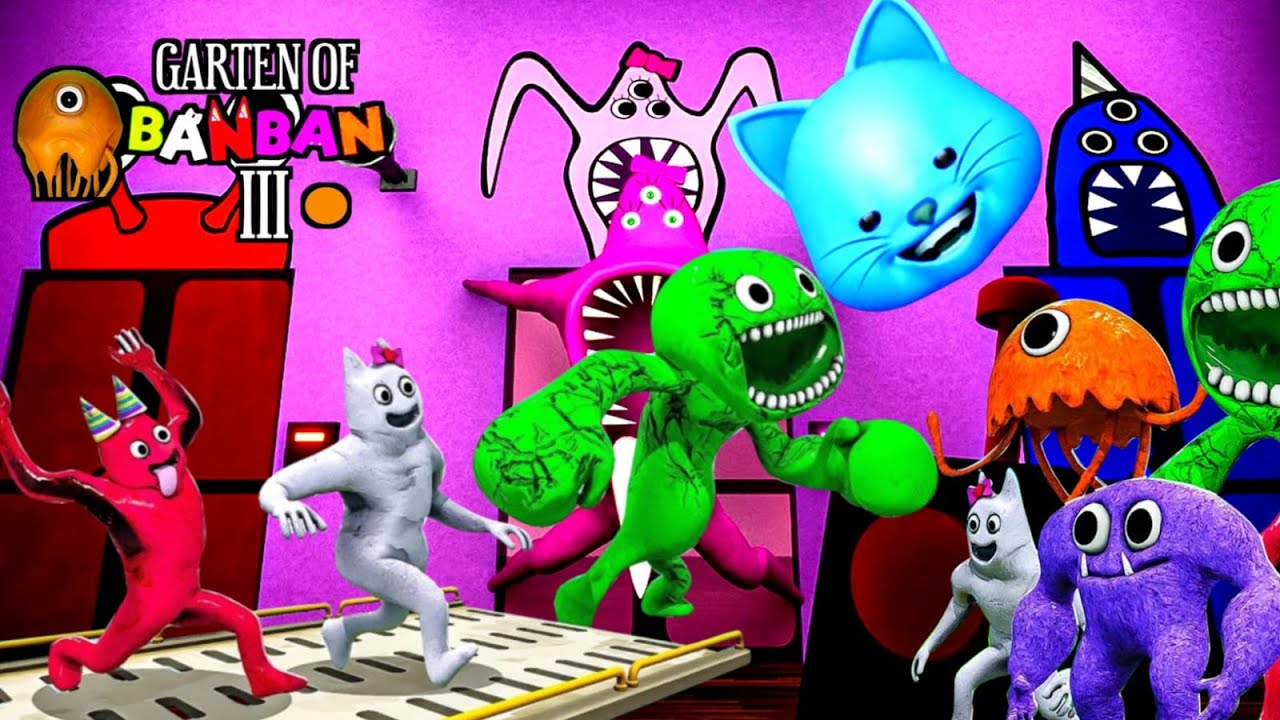 Garten Of Banban3, Let's find Out Nabnaleena, Meet 3 Monster, - YouTube
