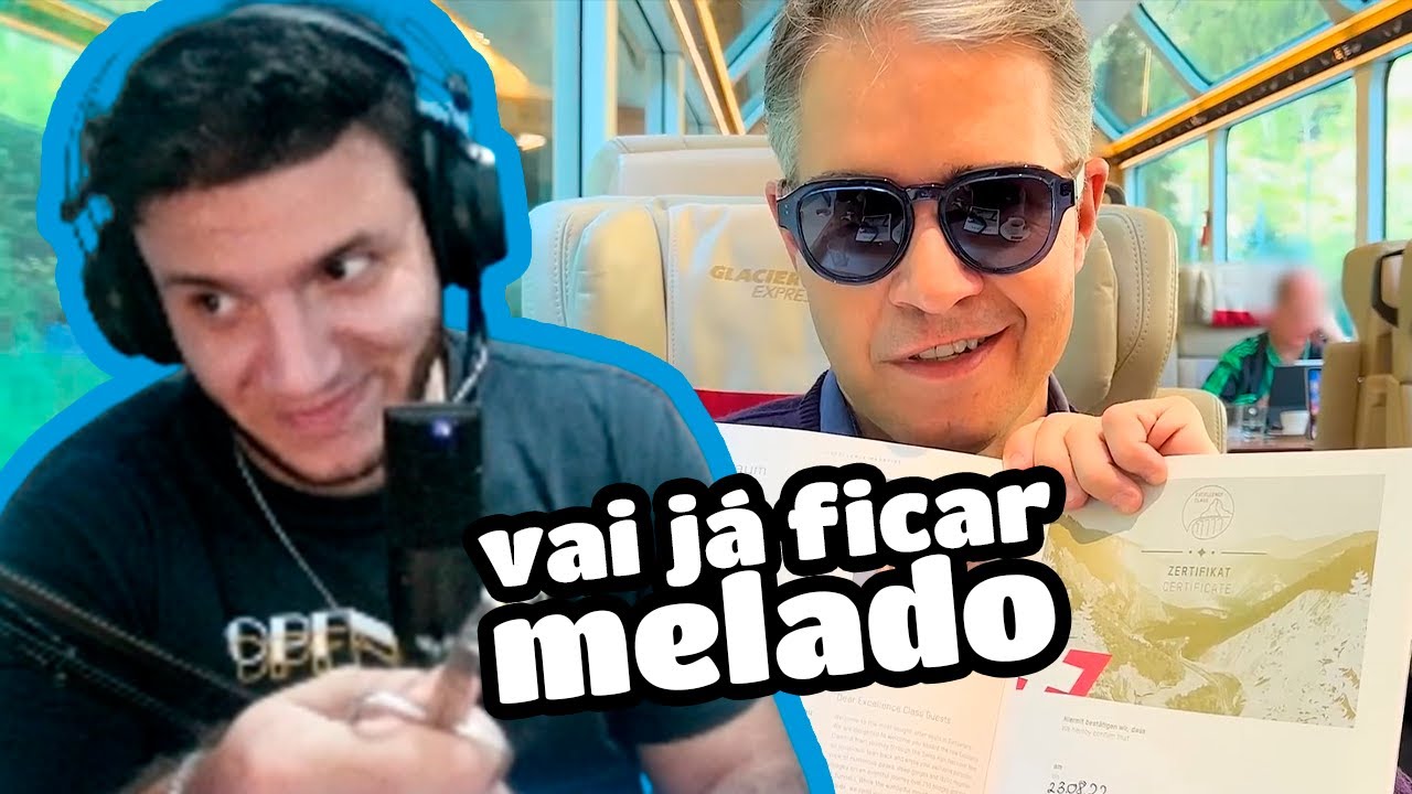 Reagindo ao Carioca no Mundo andando de trem na Suíça - YouTube