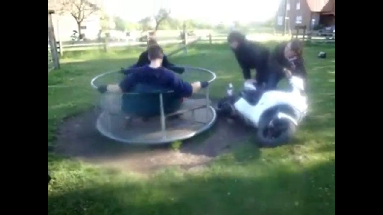 MERRY GO-ROUND FAIL - YouTube