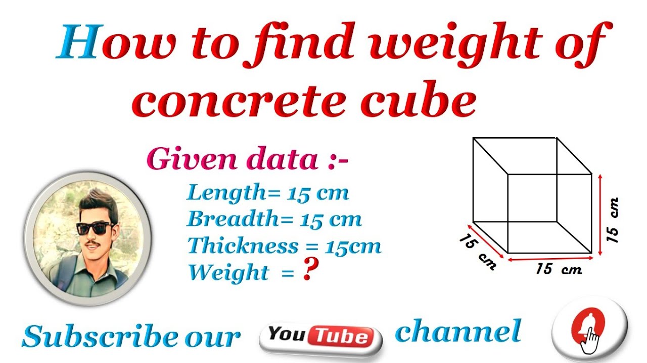 How To Find Weight Of Concrete Cube YouTube how-to-find-weight-of-concrete-cube-youtube