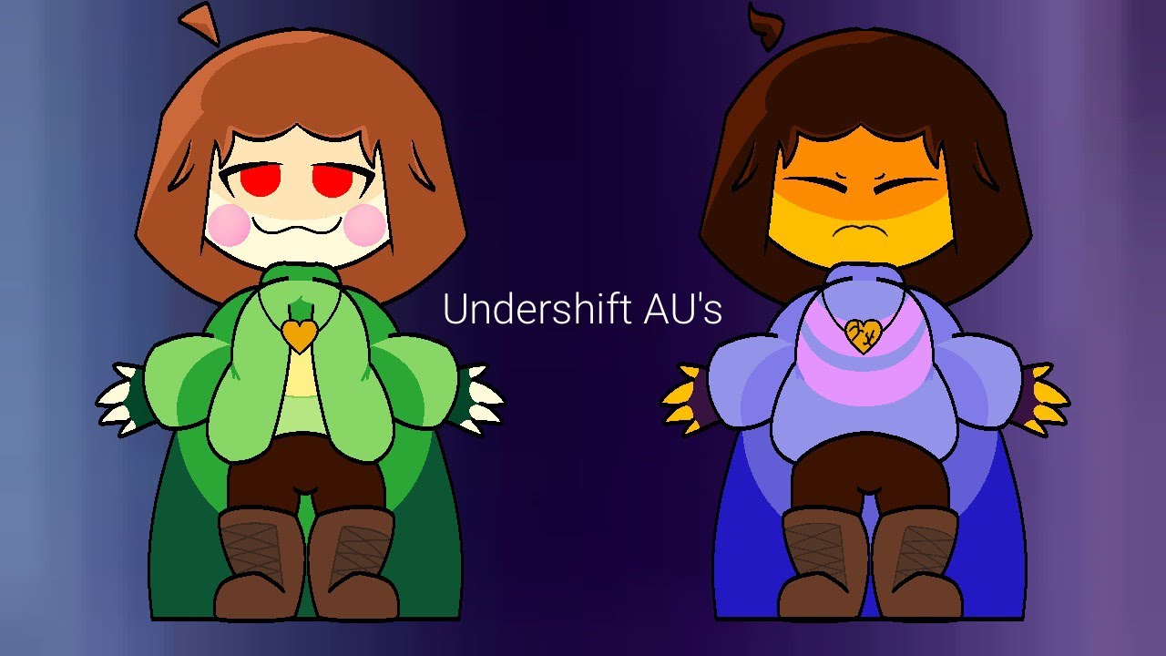 Undershift AU's ( US Frisk + US Chara ) - YouTube