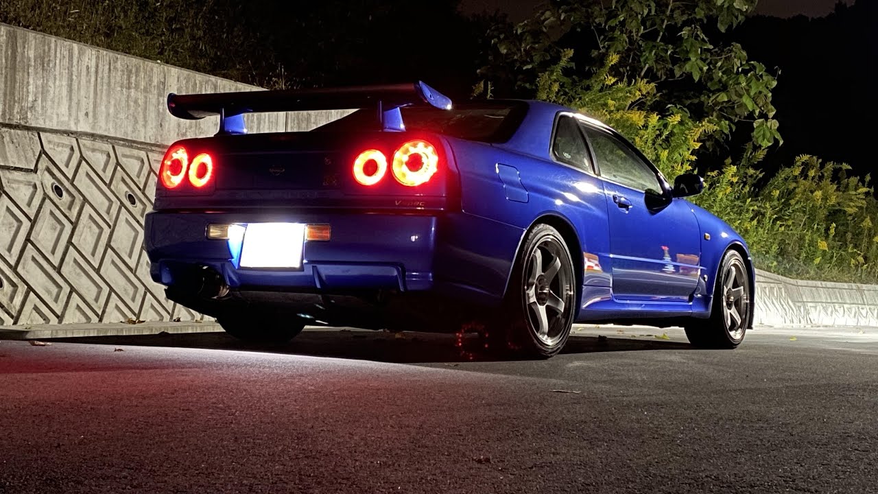 【BNR34】R34 SKYLINE GT-R 加速 - YouTube