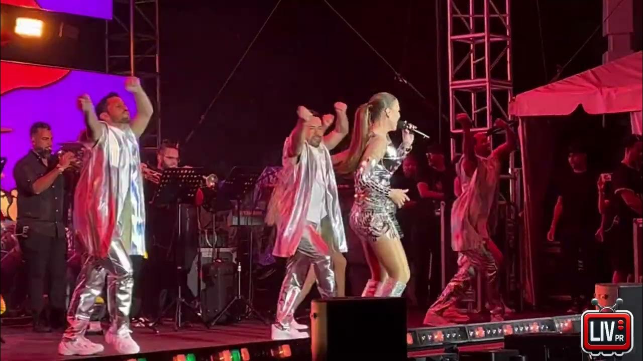 Olga Tañòn Sanse 2025/Llegada/La gran fiesta/Hay que ser feliz tour - YouTube
