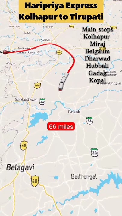 Haripriya Express.. Kolhapur to Tirupati #haripriyaexpress #Tirupati #Kolhapur #karantaka #Ap # ...