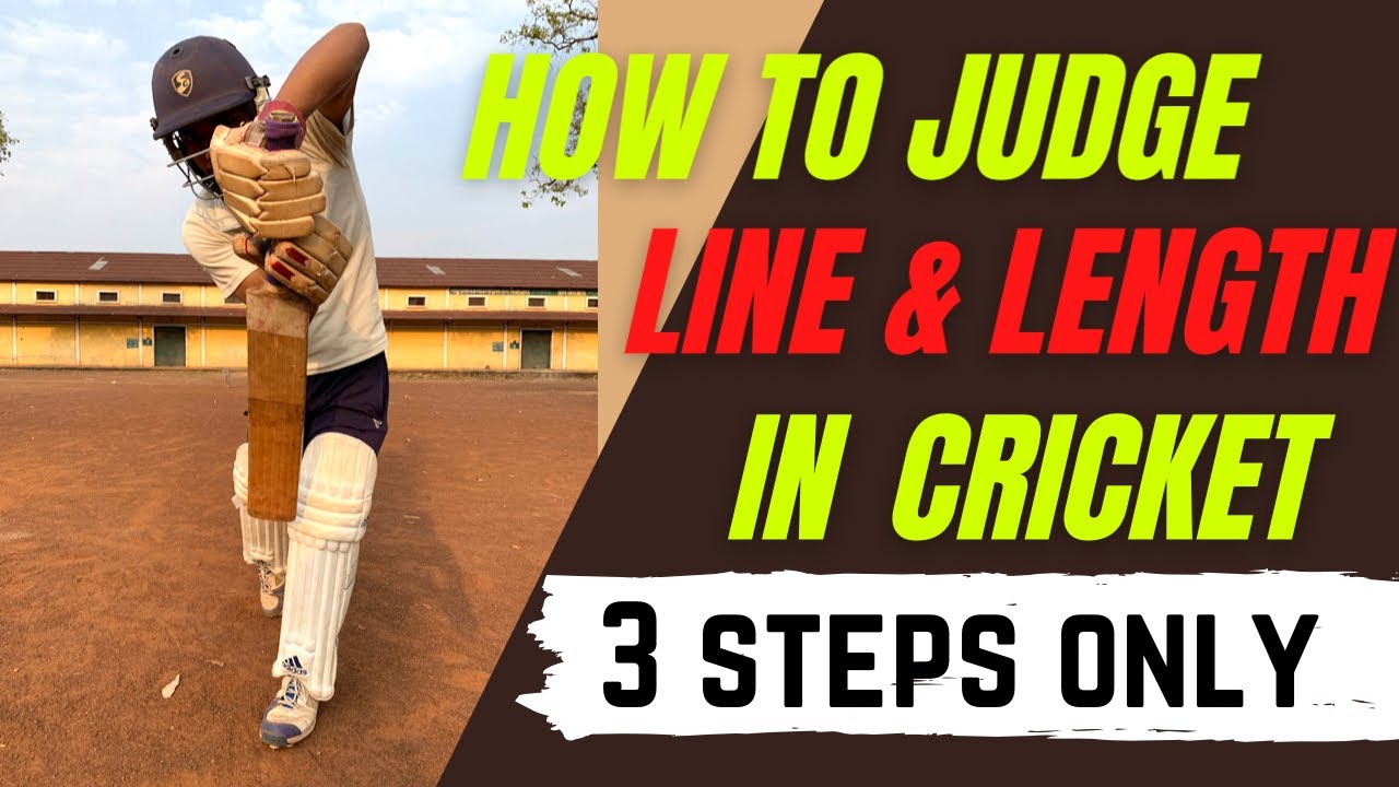 How to judge Line & Length in cricket |How to play with the Line - YouTube