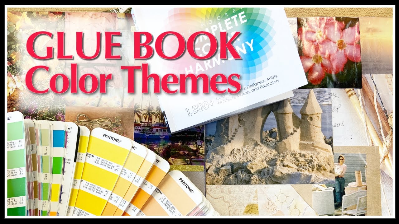 COLOR COMBINATIONS in GLUE BOOKS + QUIET Life, Friendship - YouTube