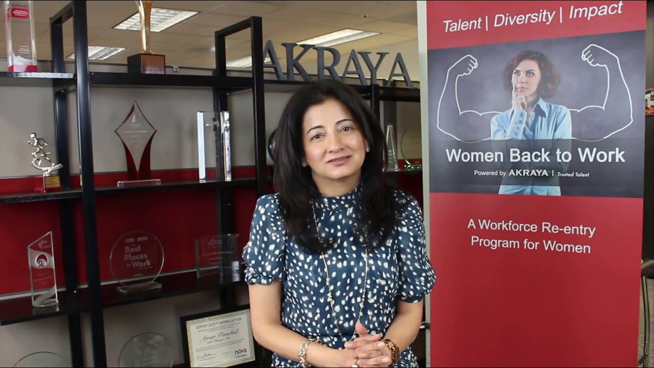 Women Back to Work 2020 - A message from our Founder, Sonu Ratra - YouTube