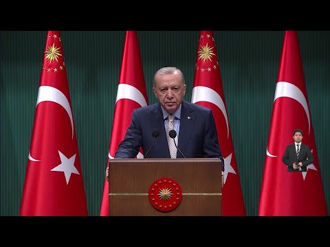 Cumhurbaşkanı Recep Tayyip Erdoğan, Kabine Toplantısı'nın Ardından Basın Açıklaması Yaptı 