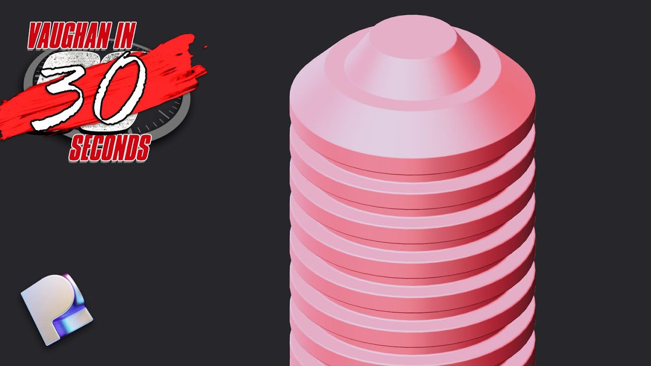 Plasticity | Adding Ridges to a Cylinder - YouTube