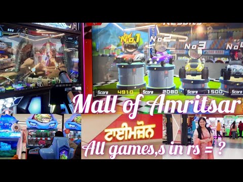 Best Mall in Amritsar | Playing every game in Timezone | Timezone in ...