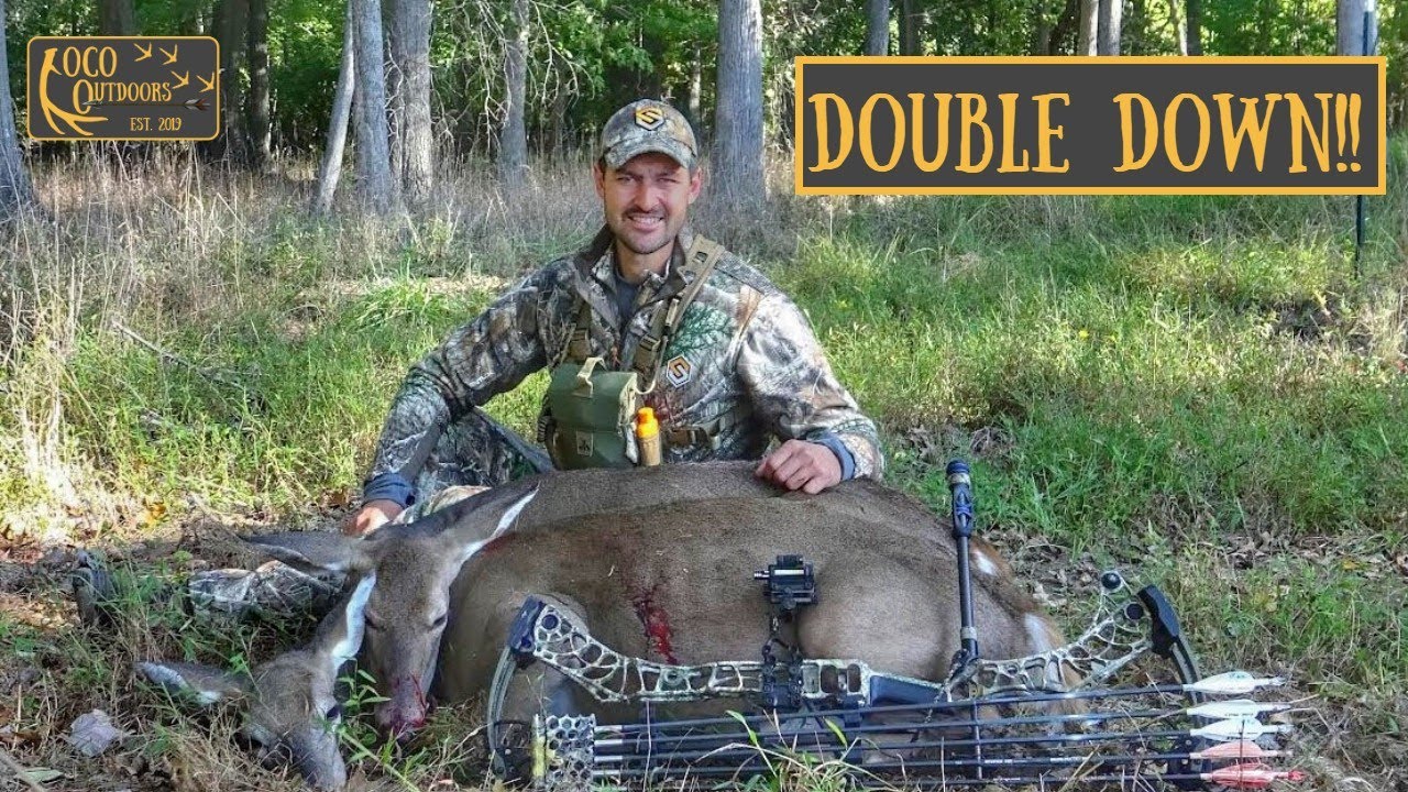 My First Double - OCTOBER COLD FRONT | Deer Hunting 2023 - YouTube