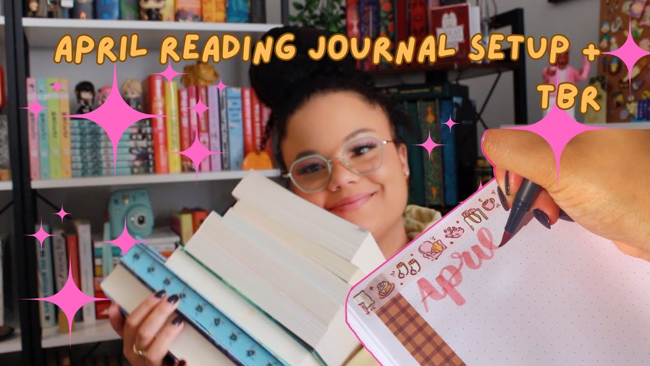 April Reading Journal Set-up + TBR - YouTube