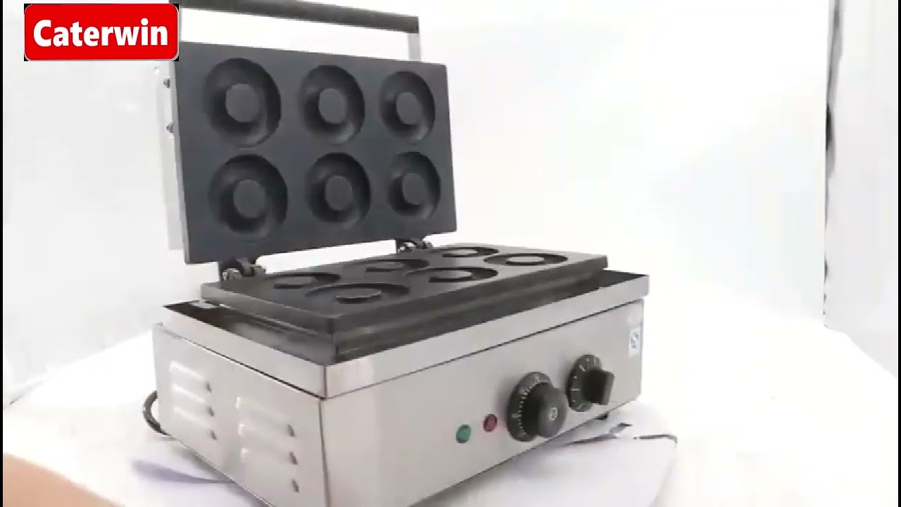 Household Multi-Function Breakfast Mini Donut Baking Machine Stainless ...
