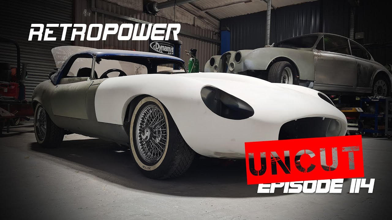 Retropower Uncut Episode 114: E-Type Bonnet Re-modelling - YouTube