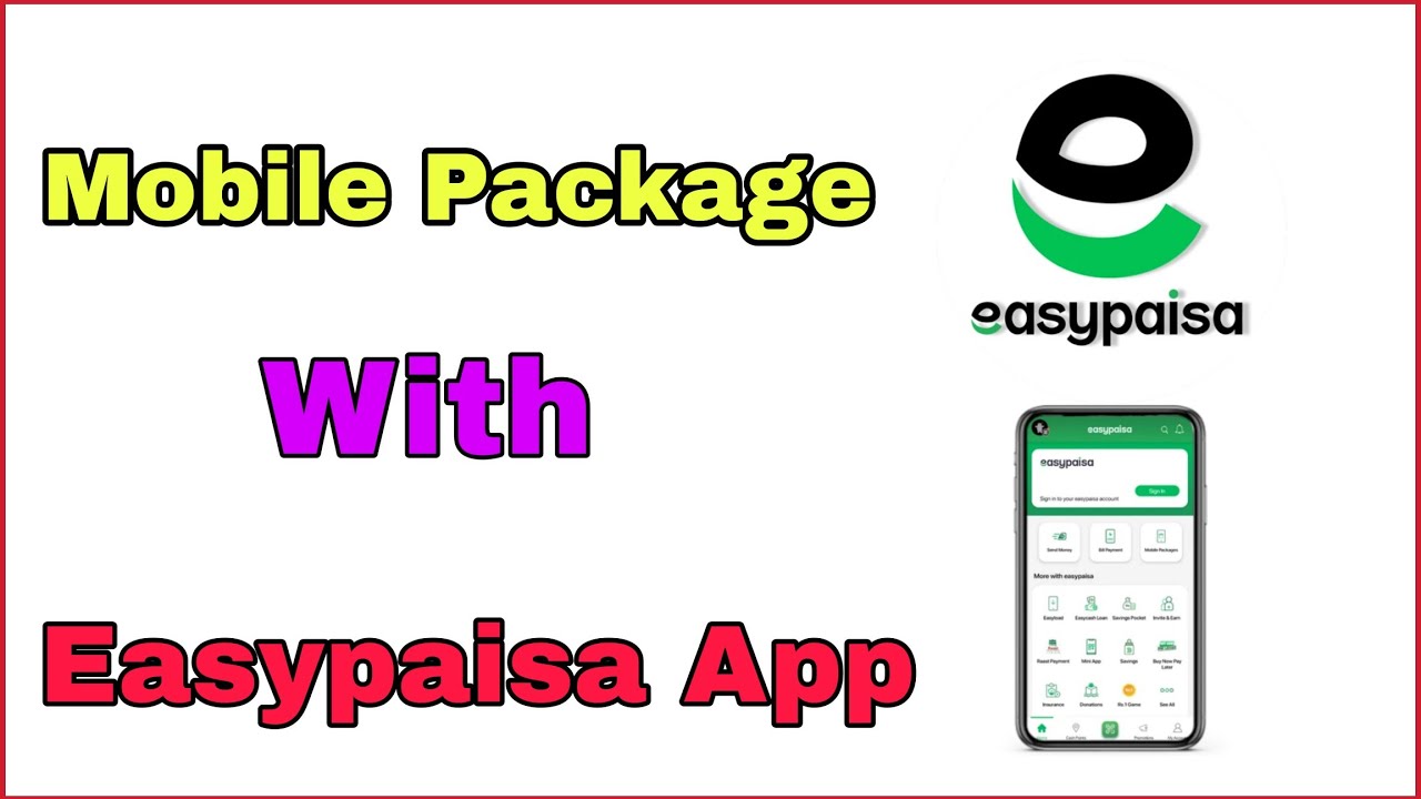 Mobile Package with Easypaisa App - YouTube