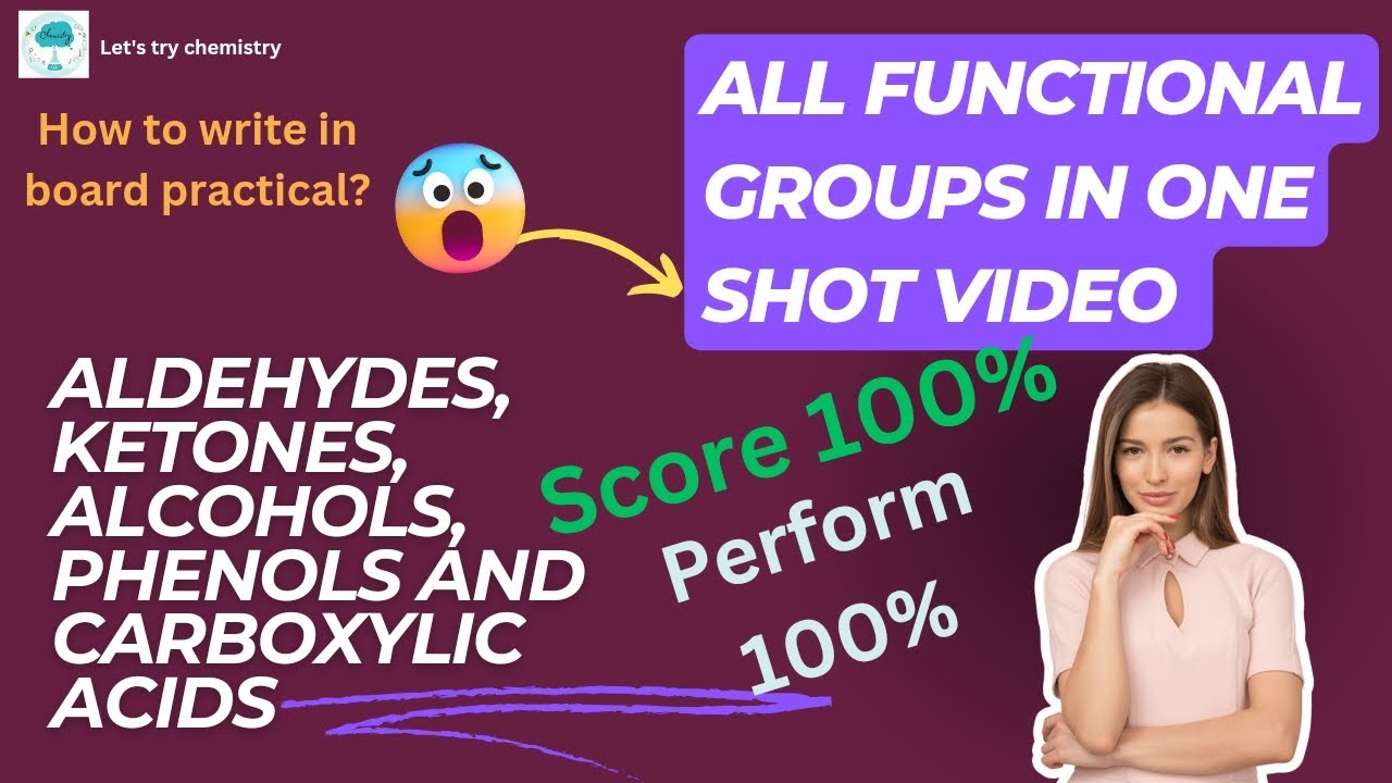 aldehydes ketones alcohols phenols and carboxylic acids functional ...