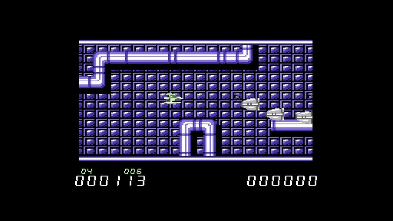 Alloyrun - unreleased and complete C64 shooter game - YouTube