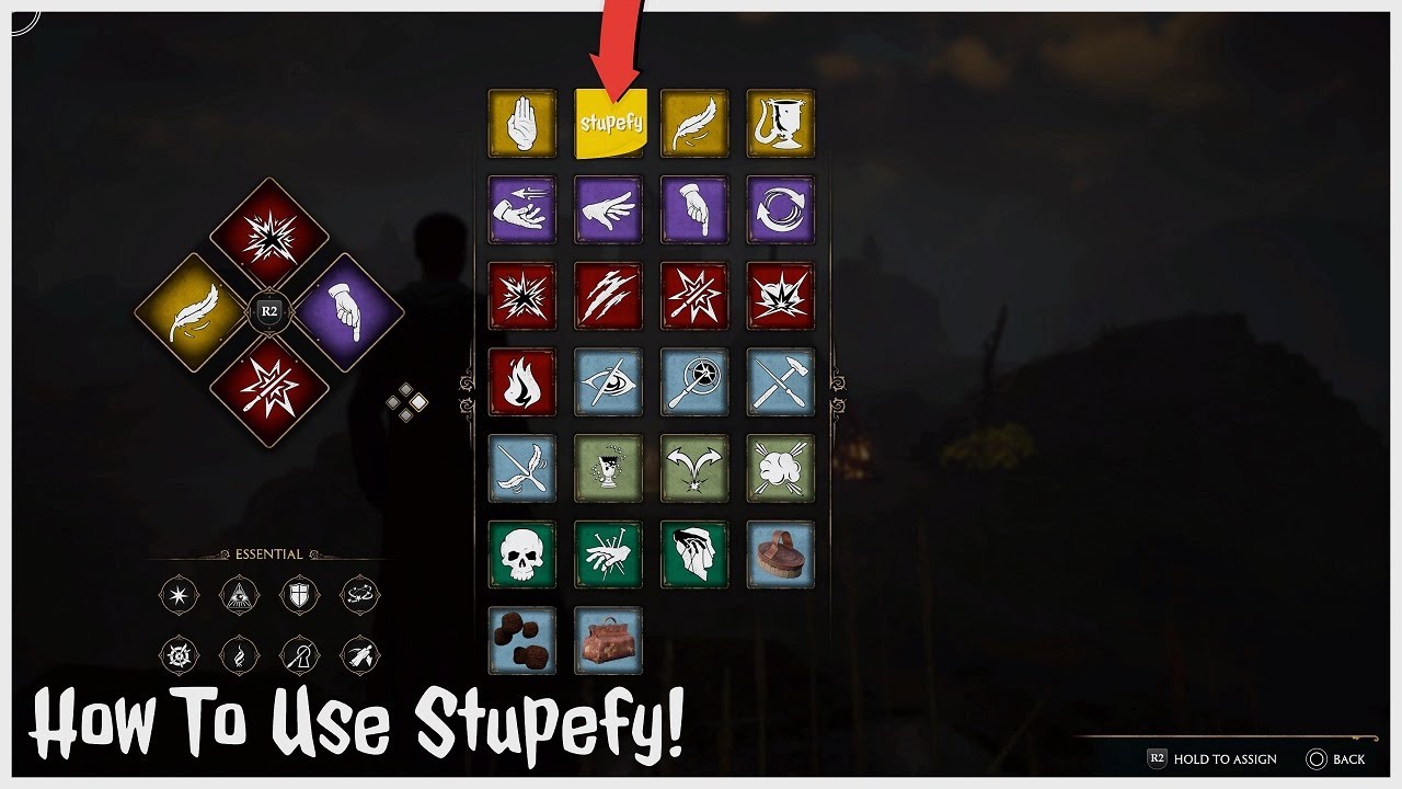 Hogwarts Legacy How To Use Stupefy - YouTube