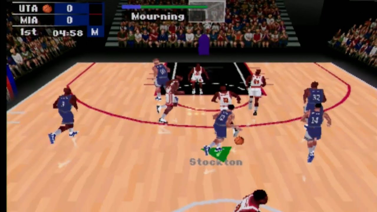 NBA Fastbreak '98 -- Gameplay (PS1) - YouTube