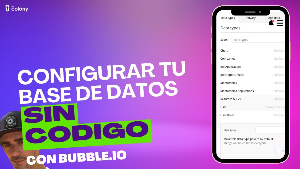 Cómo Crear y Configurar una Base de Datos en Bubble.io | Tutorial Completo para Programadores ...