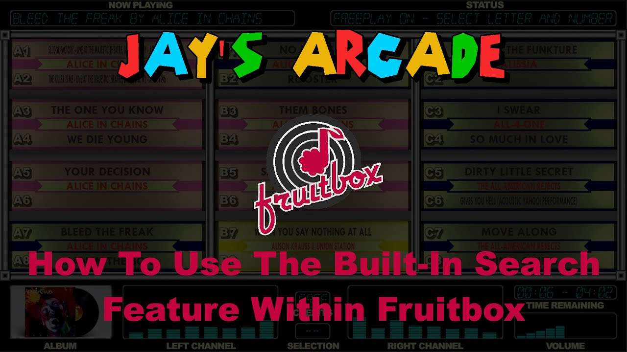 How to use the built in search feature within Fruitbox V2. - YouTube