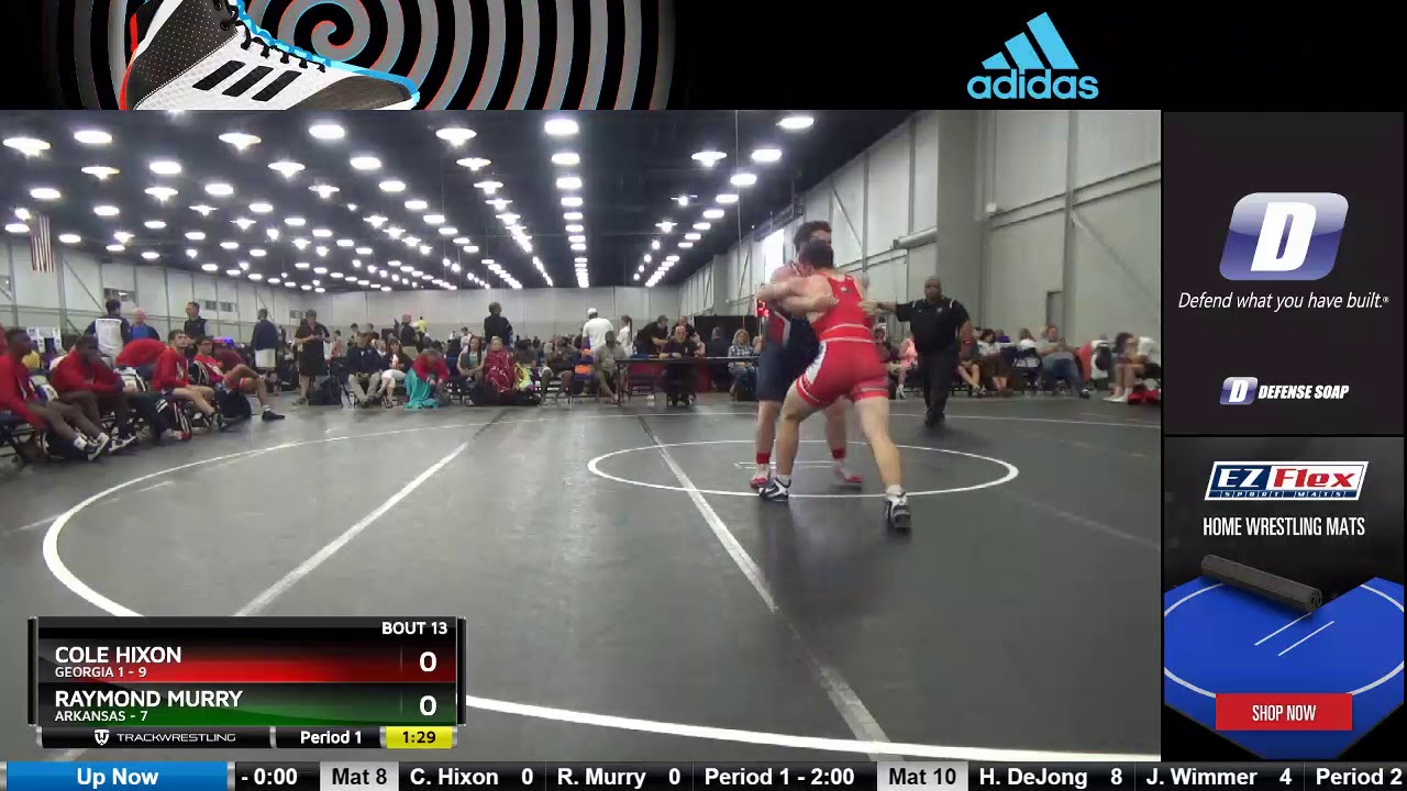 Mat 8 220 Cole Hixon Georgia 1 Vs Raymond Murry Arkansas - YouTube