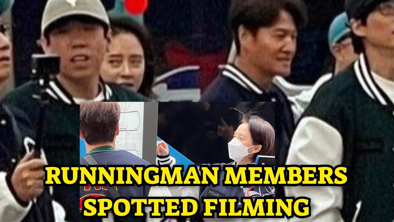 Running Man members Spotted in public while filming for the next ...