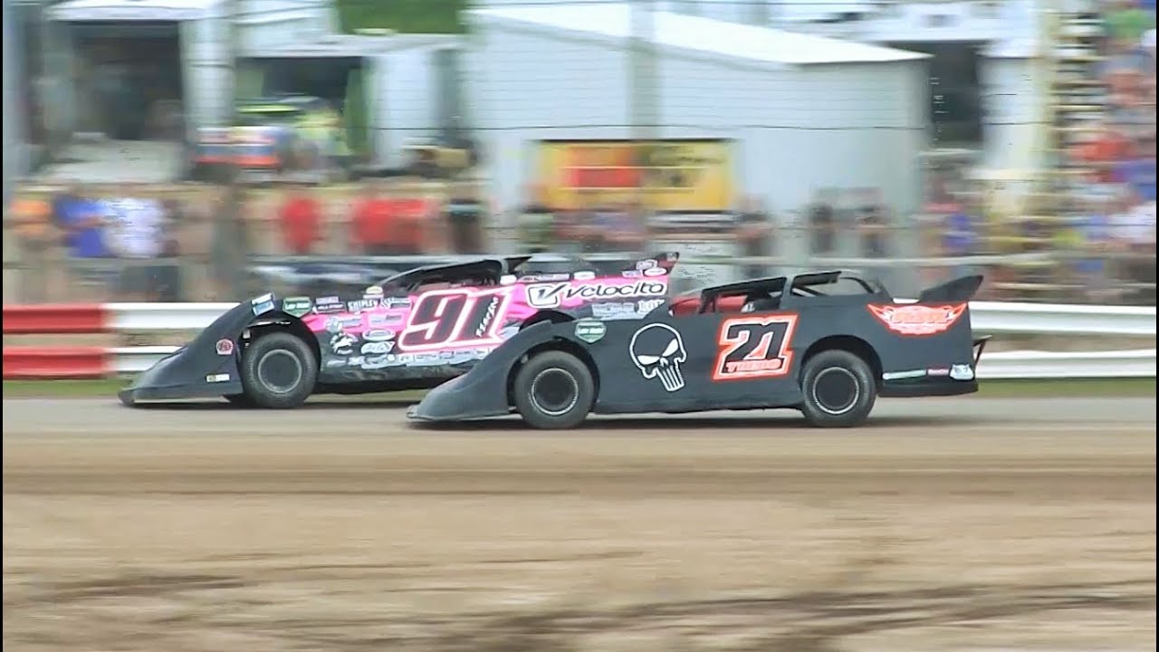 Late Model 2nd Heat Highlights 6-14-17 Merritt Speedway - YouTube