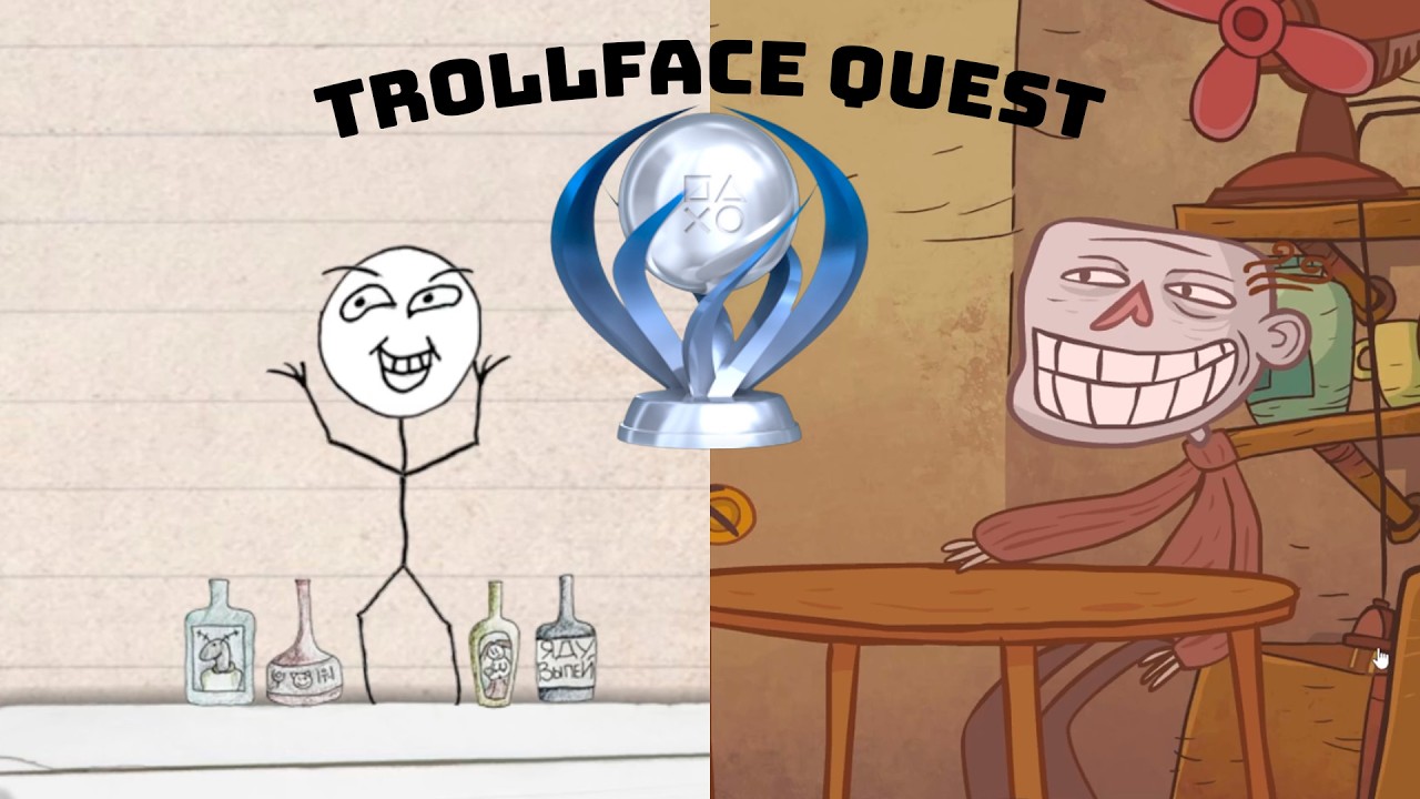 PASE toda la SAGA de TROLLFACE QUEST y ahora soy CHISTOSO - YouTube