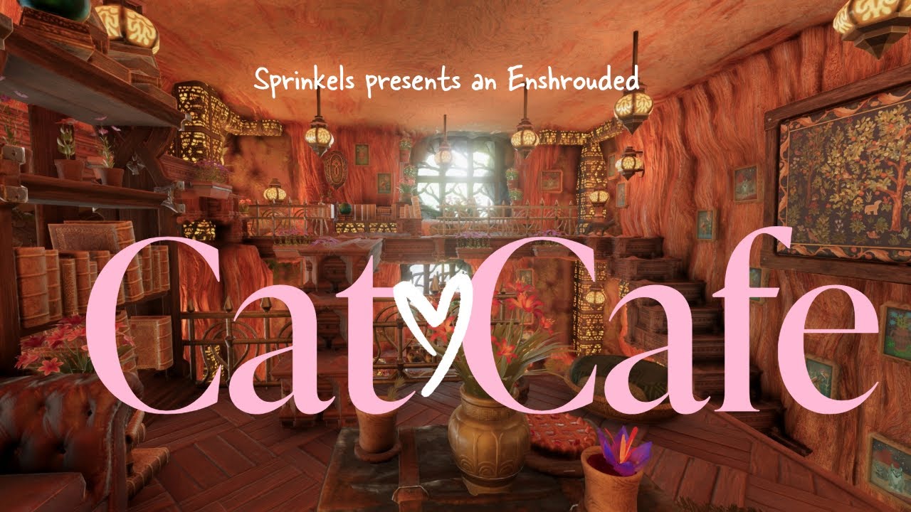 Enshrouded 3-Story Cat Cafe! - YouTube