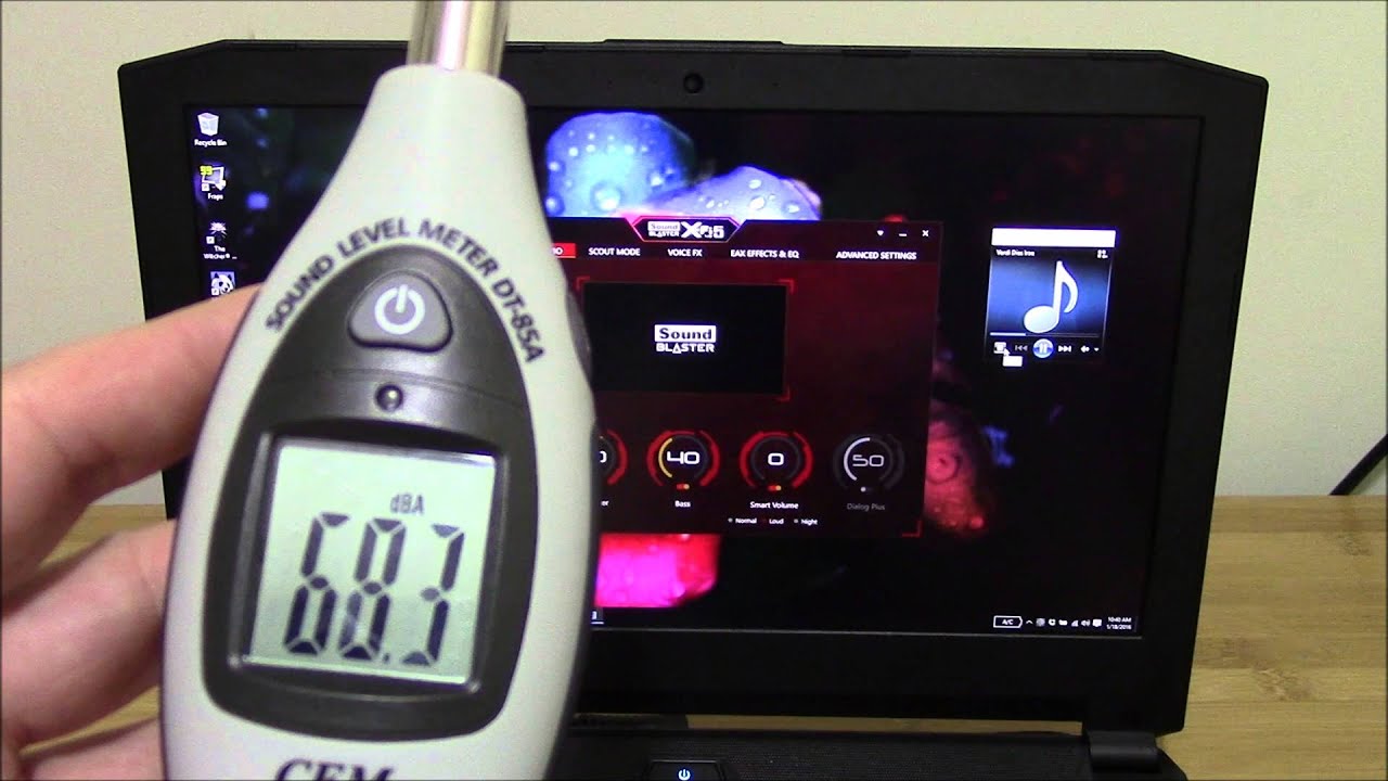 Sager NP8640 / Clevo P640RE Audio and Fan Noise - YouTube