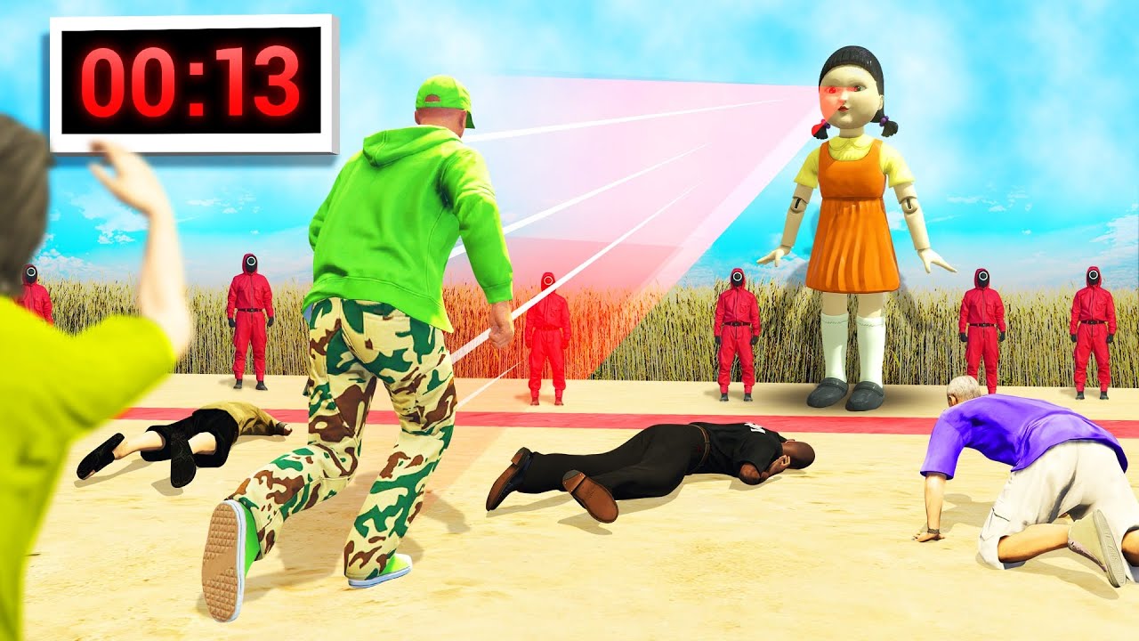 SQUID GAME, but It's GTA 5! (Red Light, Green Light) - YouTube