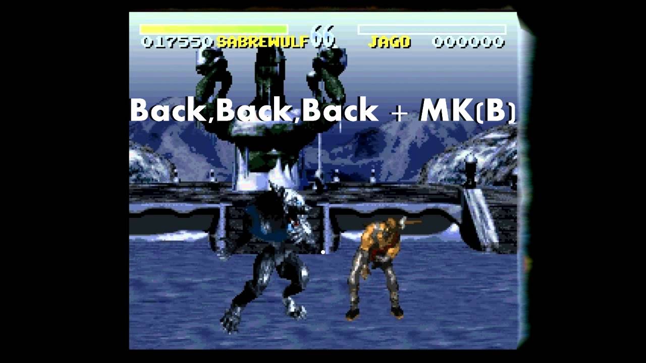 SNES Killer Instinct Sabrewulf No Mercy 01 - YouTube