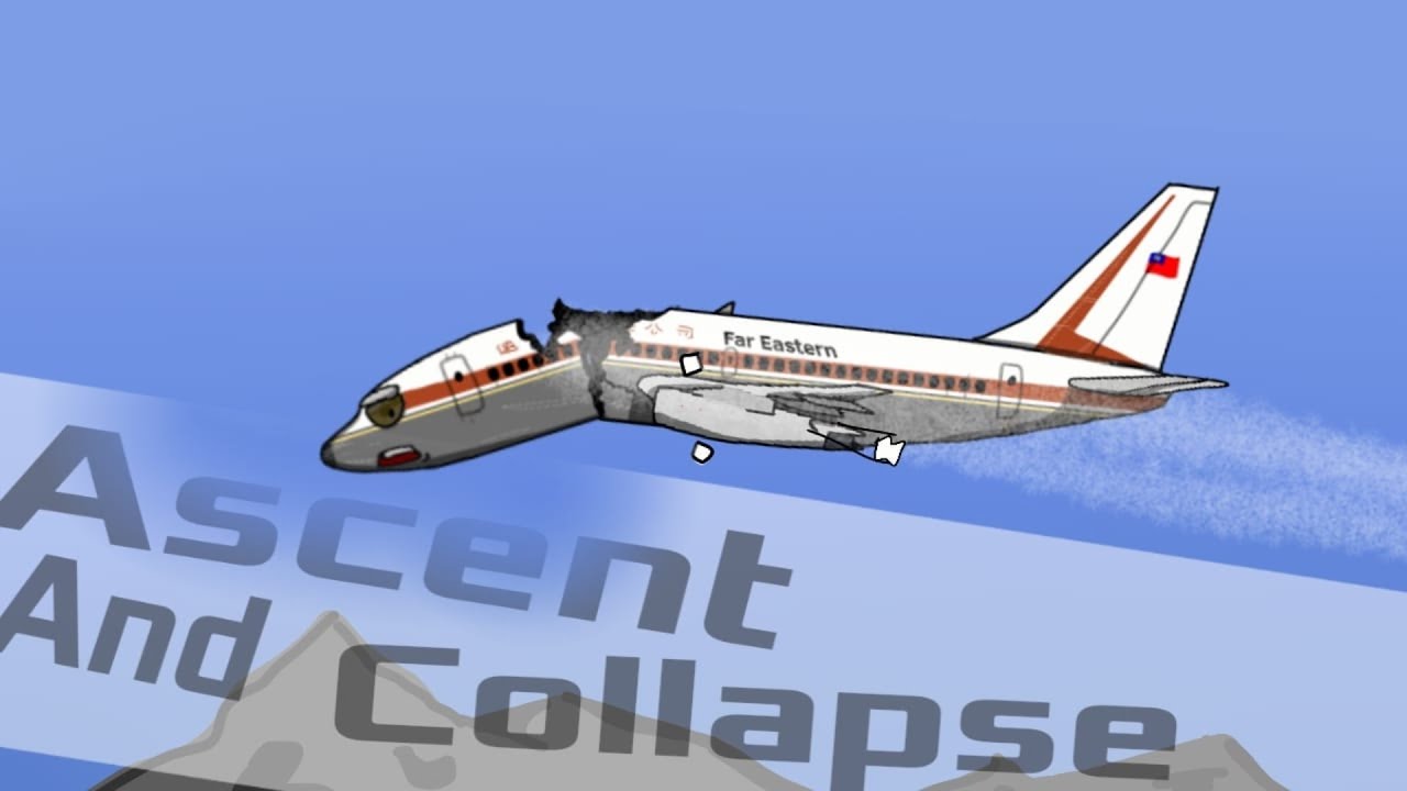 Far Eastern Air Transport Flight 103 crash animation Ascent And ...