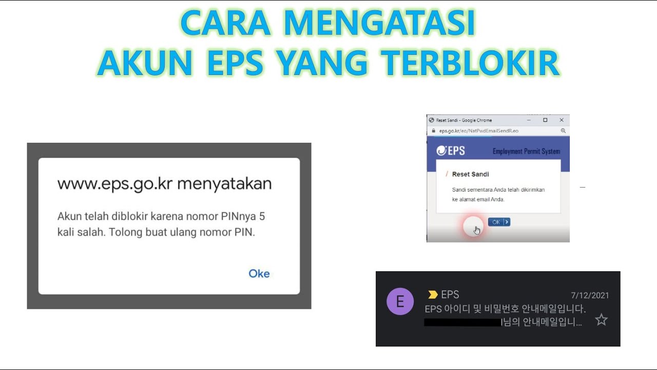 CARA MENGATASI AKUN EPS YANG TERBLOKIR 2020/2021 - YouTube