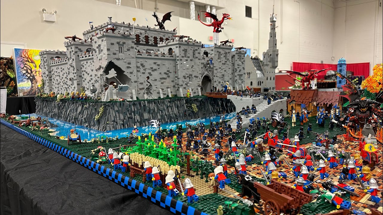 LEGO Black Falcons Shadow Fortress - BrickFair VA 2024 - YouTube