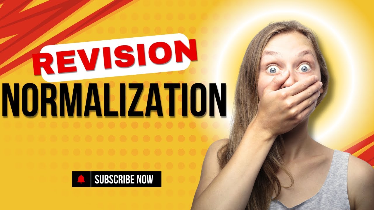 Normalization quick revision- English note with සිංහල පැහැදිලි කිරීම. - YouTube