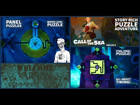 Panel & water level puzzles! \ Call of the sea - YouTube