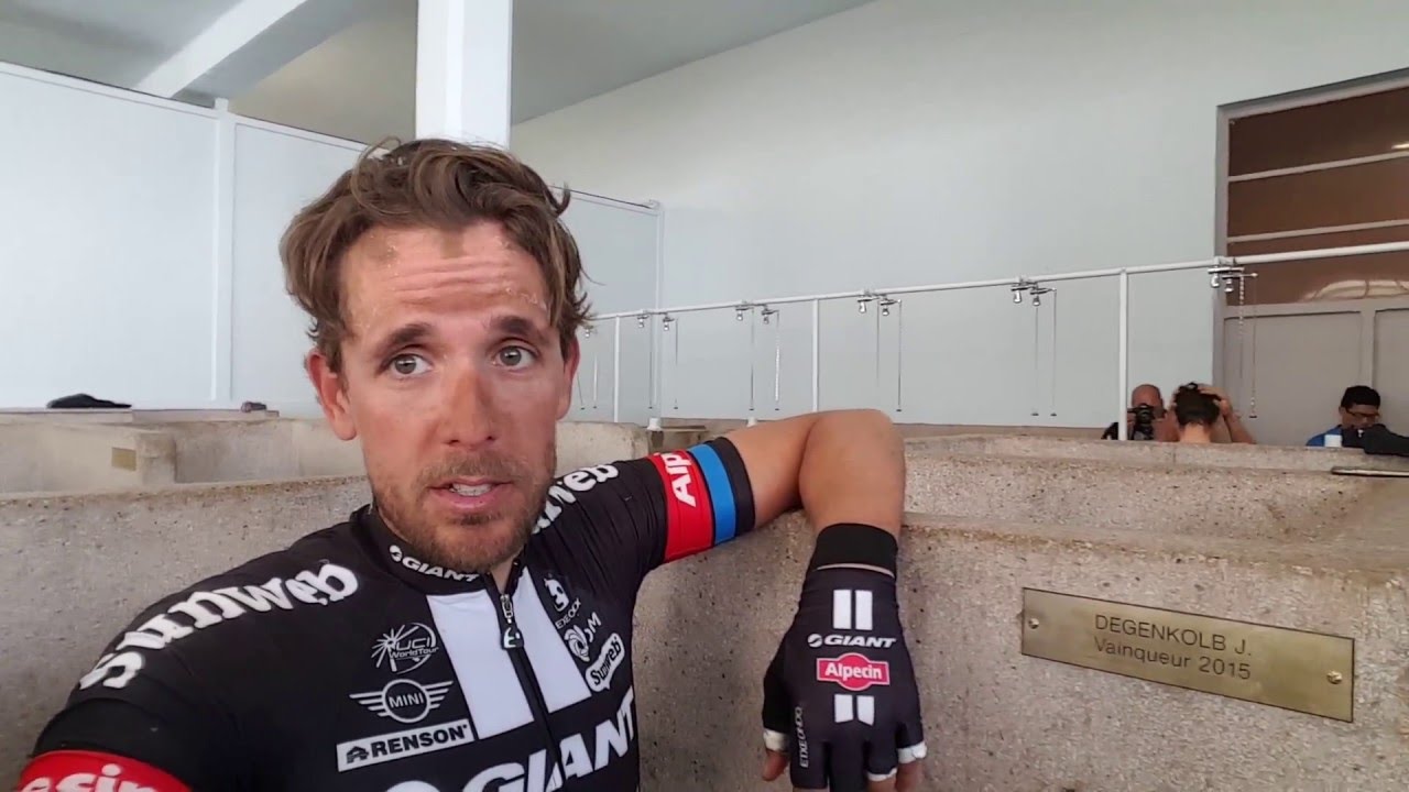 Finished Paris-Roubaix and showered in the ancient Roubaix showers ...