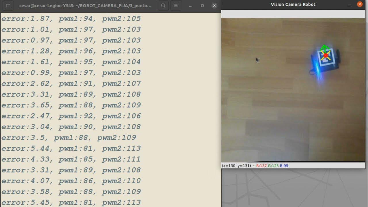 CONTROL DE POSICION DE UN ROBOT CON OPENCV, FIDUCIAL MARKER Y NODEMCU ...