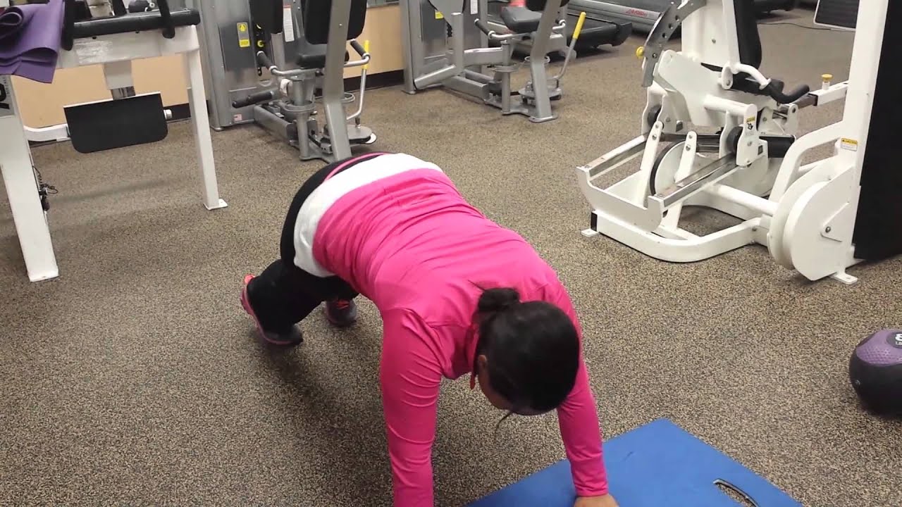 Alicia Modified Squat Thrust - YouTube