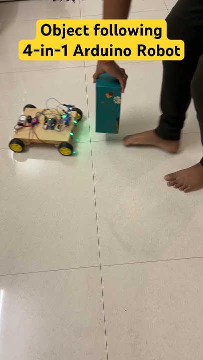 Object Following Arduino 4-in-1 Robot #shorts #shortfeed #arduino #hashincludeelectronics - YouTube